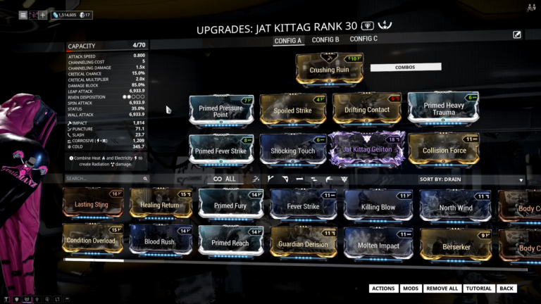 Atlas One Punch Build. Atlas Build. Warframe Atlas Build.