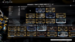 EV Trinity Build. Trinity Energy Vampire Build. Warframe Trinity Build.