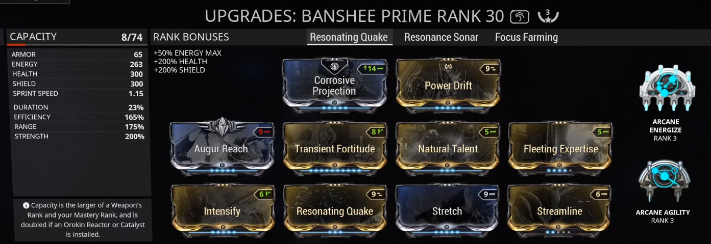 Banshee Resonating Quake Build. Banshee Quake Build. Banshee Build