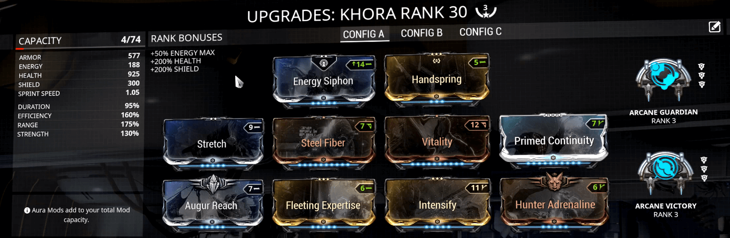 Khora Whip Claw Build. Warframe Khora 3 Forma Build. Venari Build