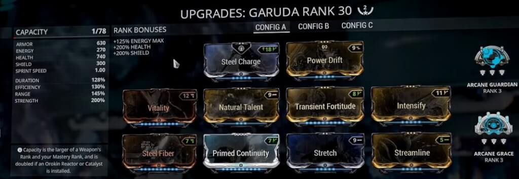 Garuda Talons Build. Warframe Garuda Build. Garuda 2 Forma Build