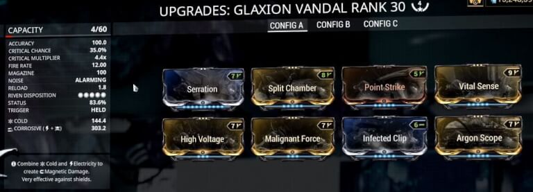 Warframe Glaxion Vandal Build. Glaxion Vandal 3 Forma Build